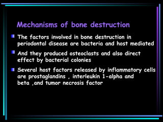 BONE LOSS & patterns of Bone destruction | PPT