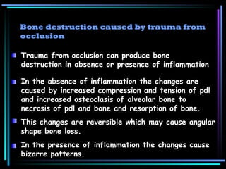 BONE LOSS & patterns of Bone destruction | PPT