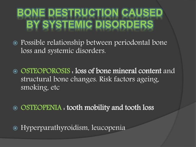 Bone loss and patterns of bone destruction | PPTX | Bone and Joint ...