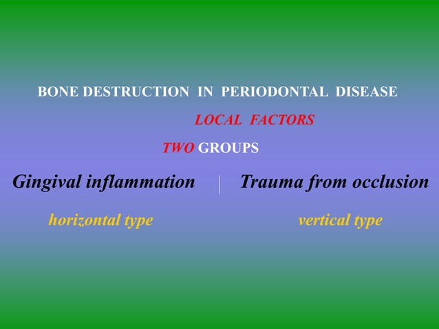 BONE LOSS AND PATTERNS OF BONE DESTRUCTION.ppt