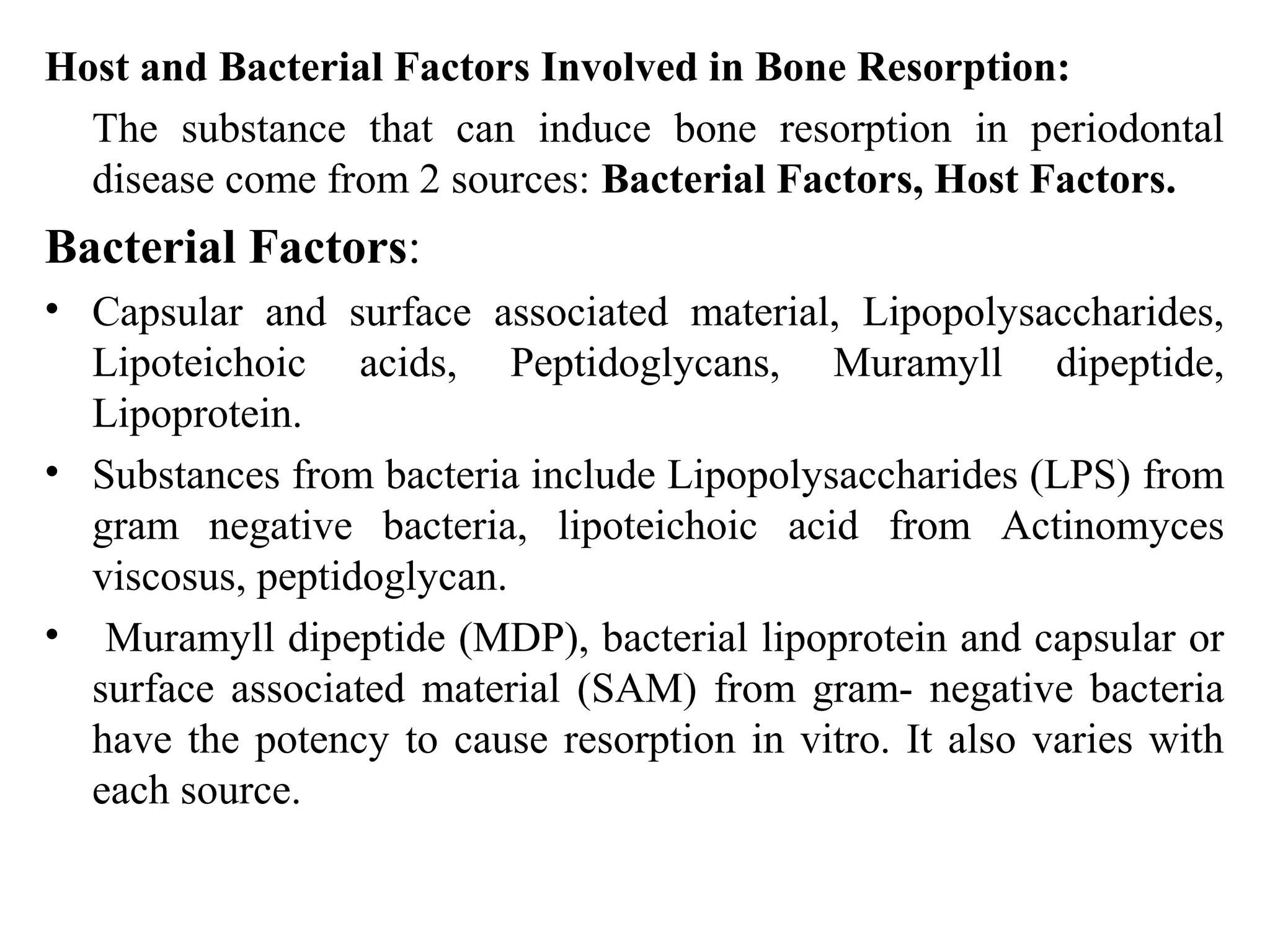 Bone loss and patterns of bone loss | PPT