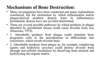 Bone loss and patterns of bone loss | PPT