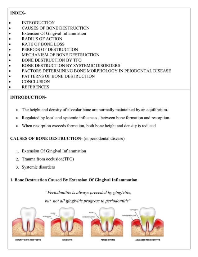 Bone loss patterns | PDF | Bone and Joint Conditions | Diseases and ...