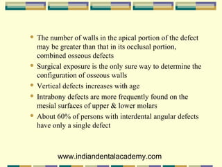 Bone loss & patterns of bone loss /certified fixed orthodontic courses ...