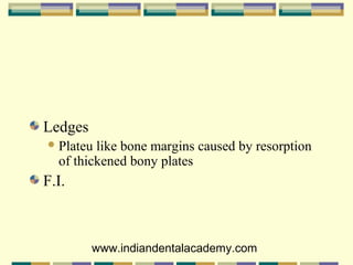 Bone loss & patterns of bone loss /certified fixed orthodontic courses ...