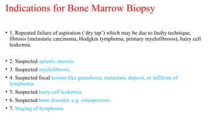 Bone marrow aspiration and biopsy ppt .. | PPT