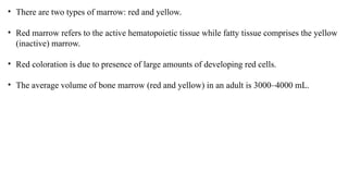 Bone marrow aspiration and biopsy ppt .. | PPTX