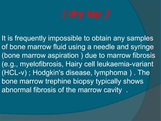 Bone marrow aspirate&biopsy preparation | PPTX