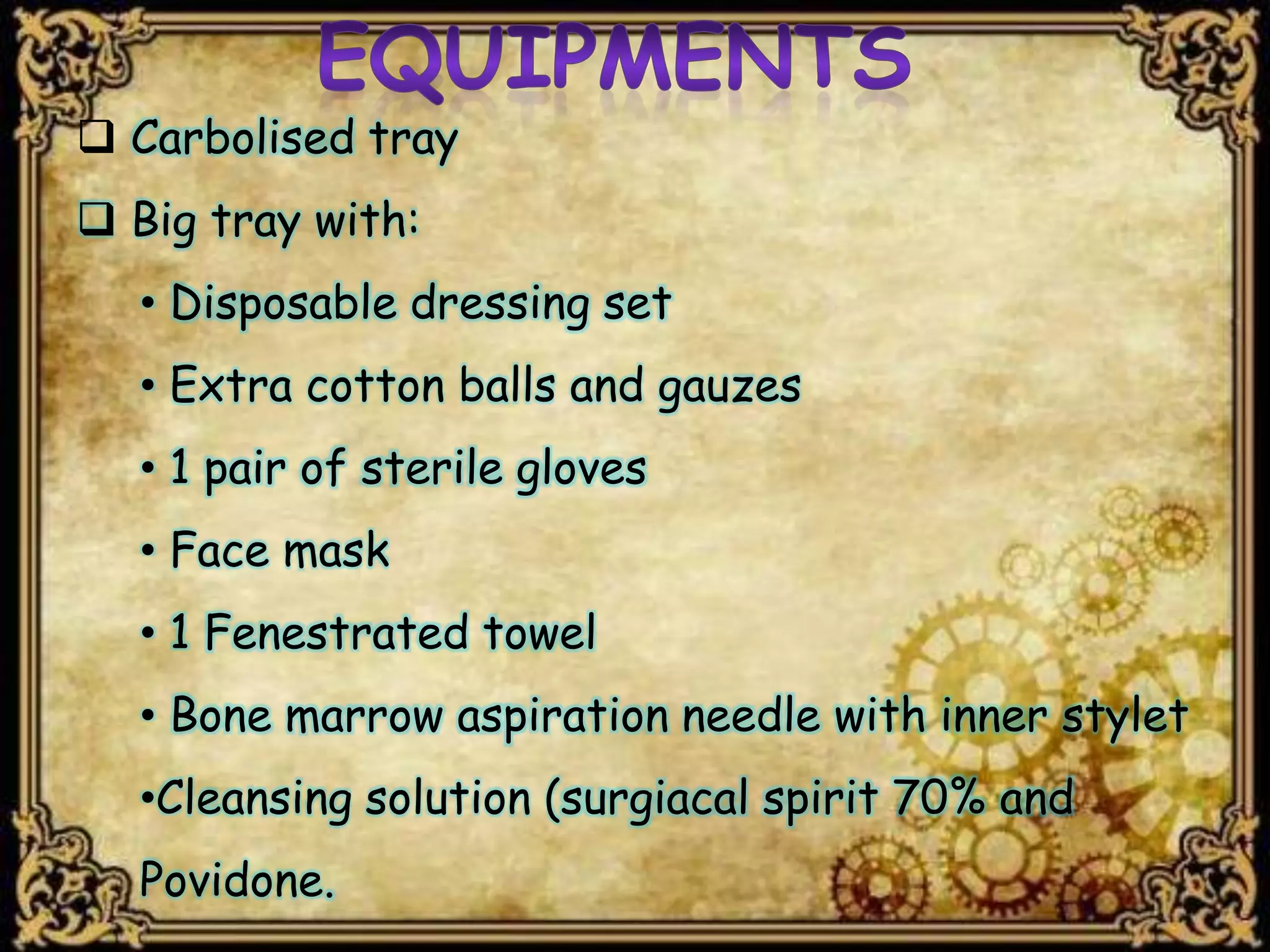 Bone marrow aspiration | PPTX