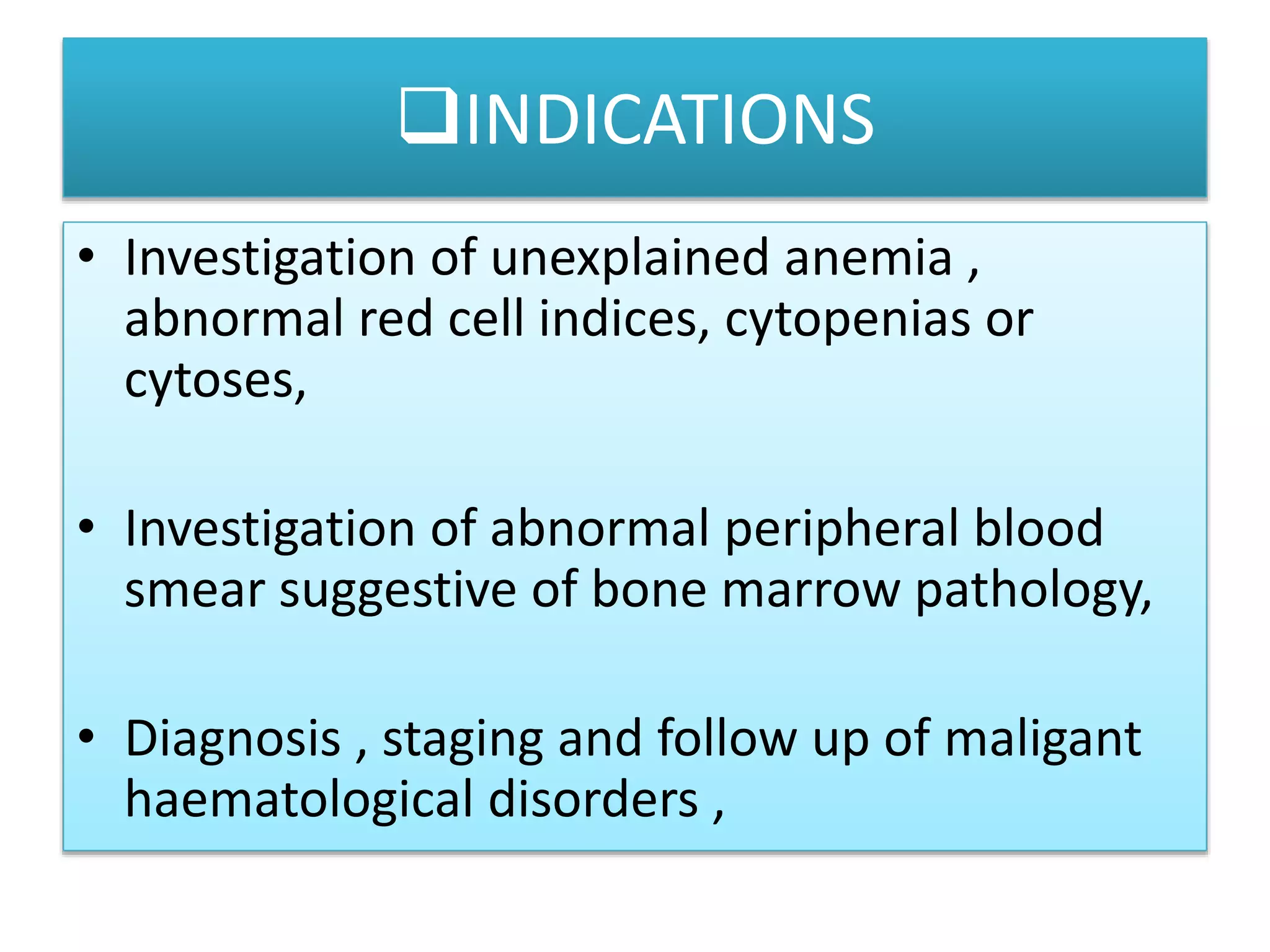 Bone marrow aspiration | PPTX