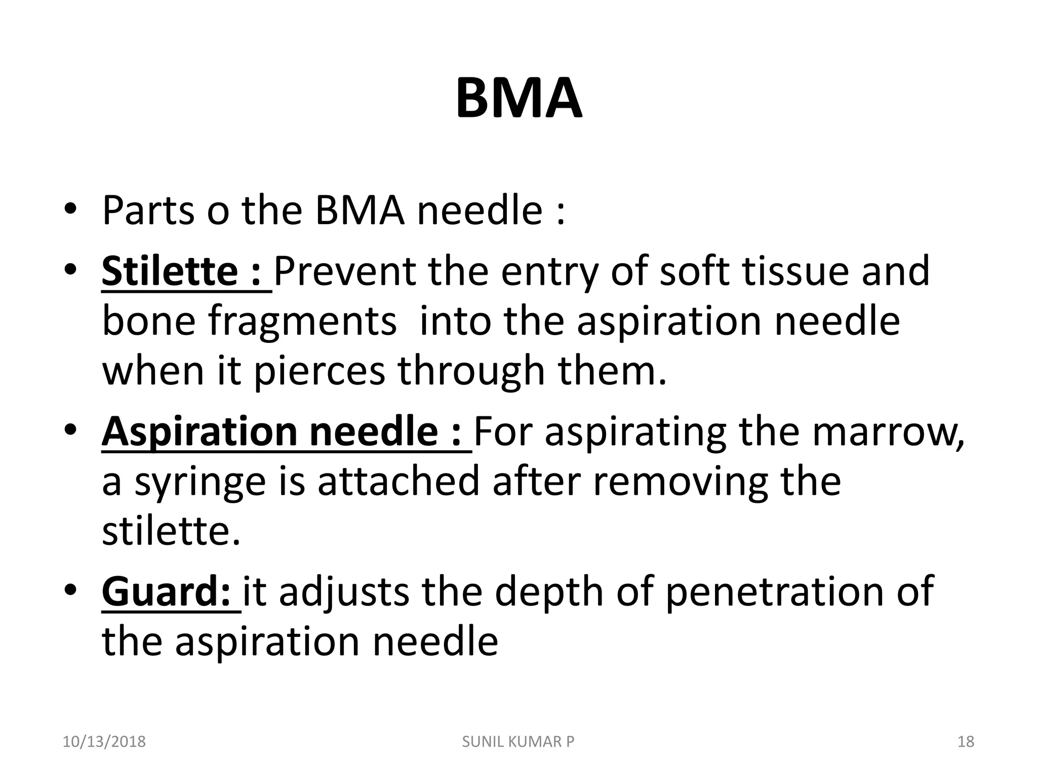 Bone Marrow Examination, BMA | PPTX