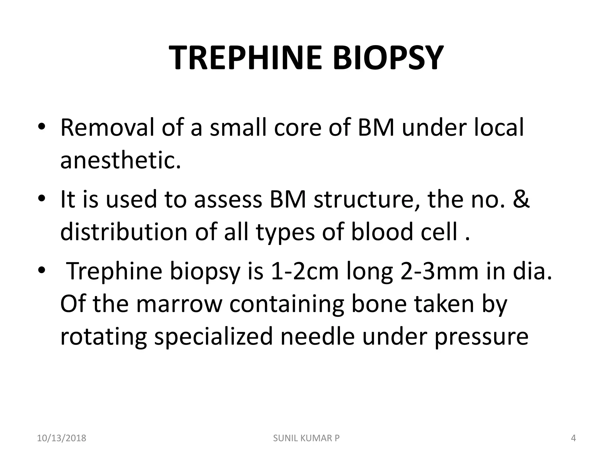 Bone Marrow Examination, BMA | PPTX