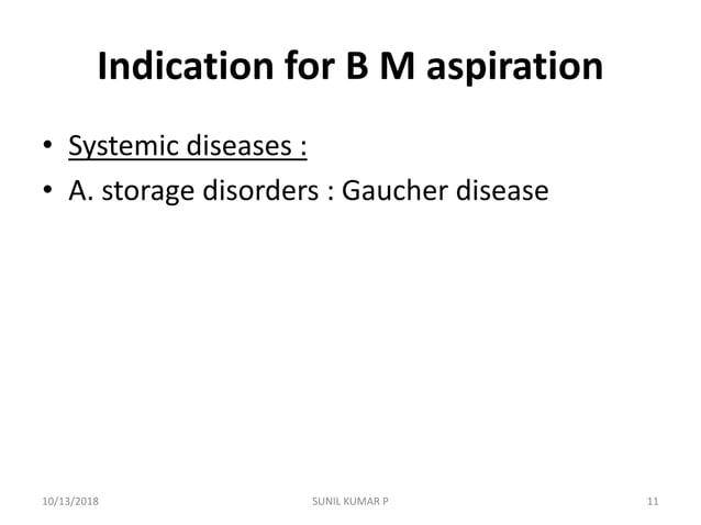 Bone Marrow Examination, BMA | PPTX