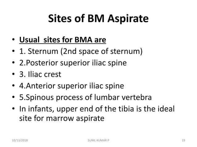 Bone Marrow Examination, BMA | PPTX