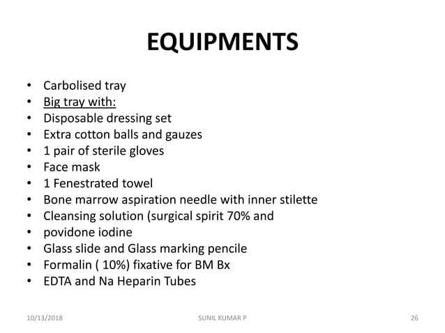 Bone Marrow Examination, BMA | PPTX