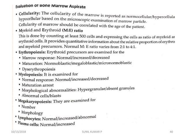 Bone Marrow Examination, BMA | PPTX