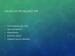 Bone marrow aspiration - indications, needles, procedure and ...