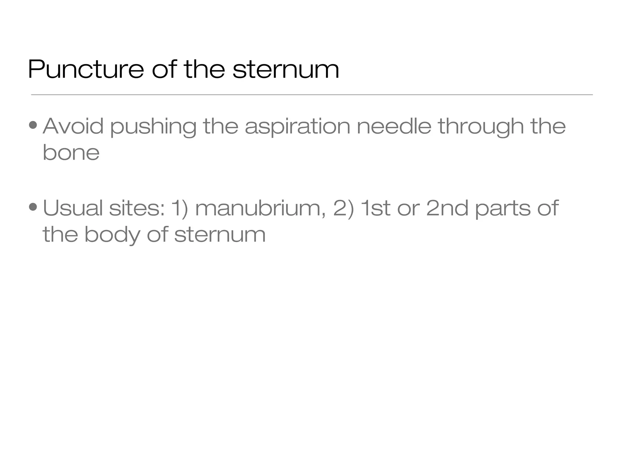 Bone marrow aspiration and biopsy | PPT