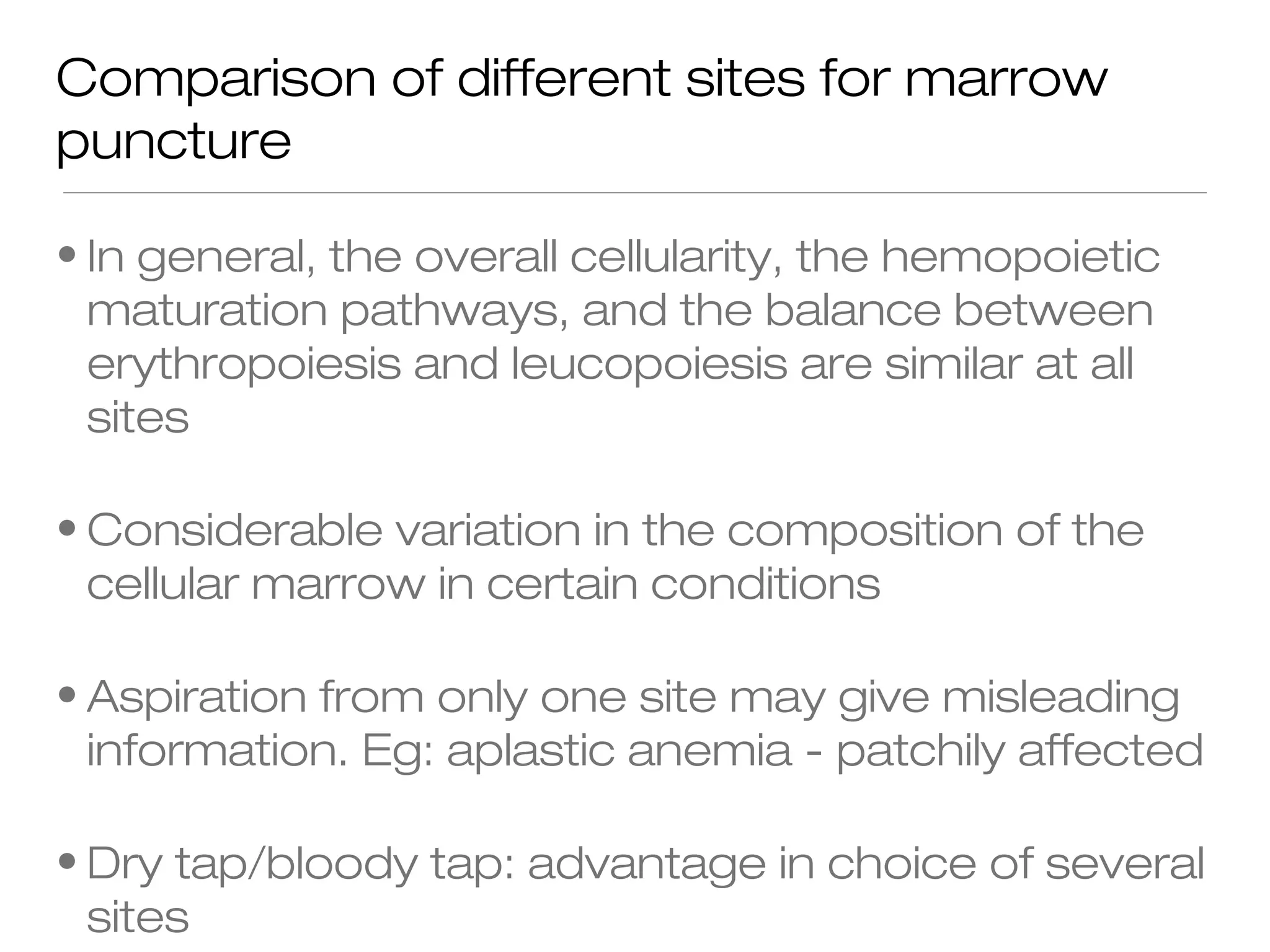 Bone marrow aspiration and biopsy | PPT