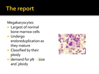 Bone marrow aspiration reports | PPTX