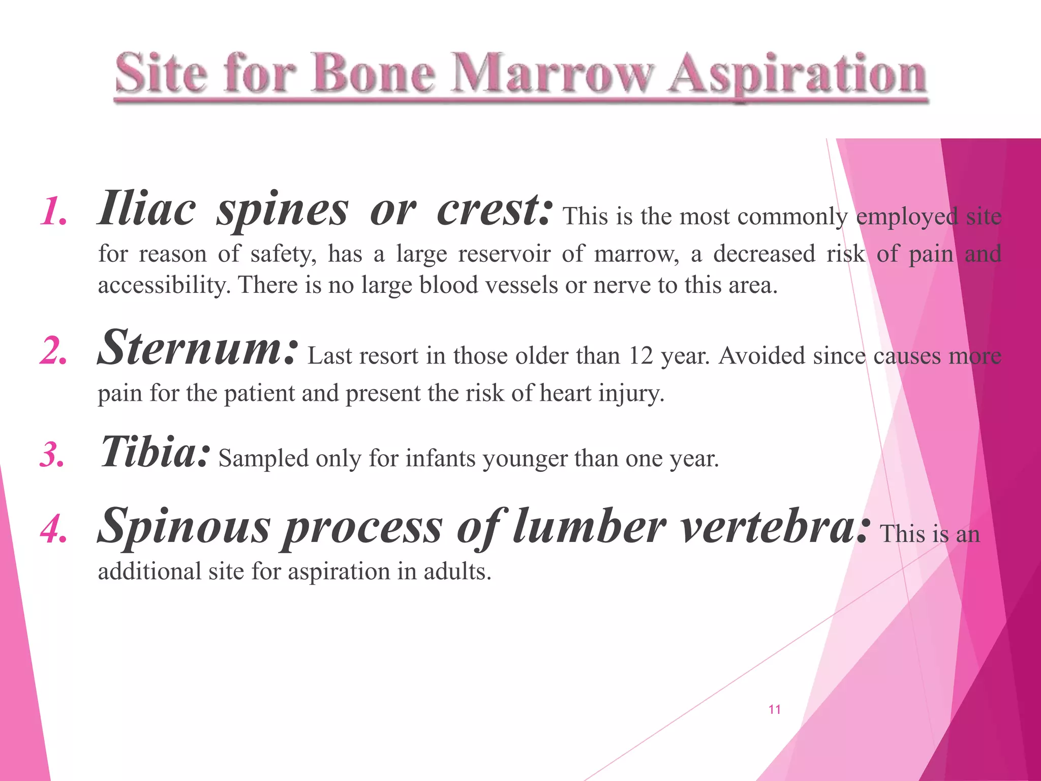 Bone marrow aspiration & trephine biopsy | PPTX