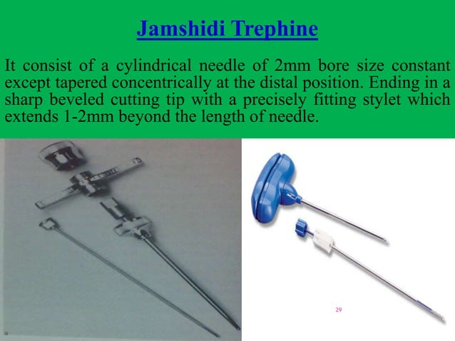 Bone marrow aspiration & trephine biopsy | PPT