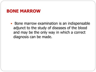 Bone marrow biopsy | PPTX
