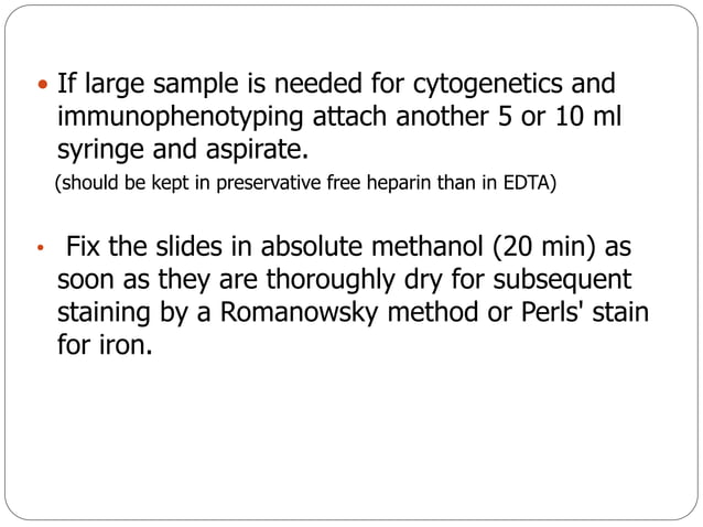 Bone Marrow Biopsy Ppt