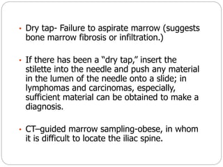 Bone marrow biopsy | PPTX