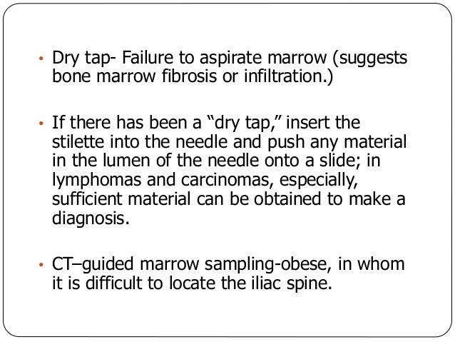 Bone marrow biopsy