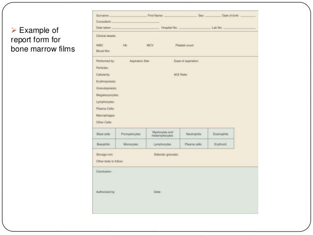 Bone marrow biopsy