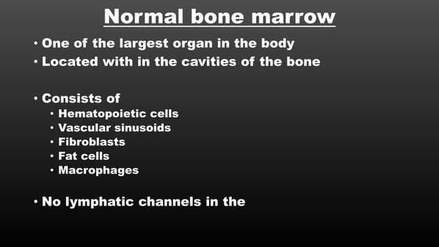 Bone marrow examination | PPTX