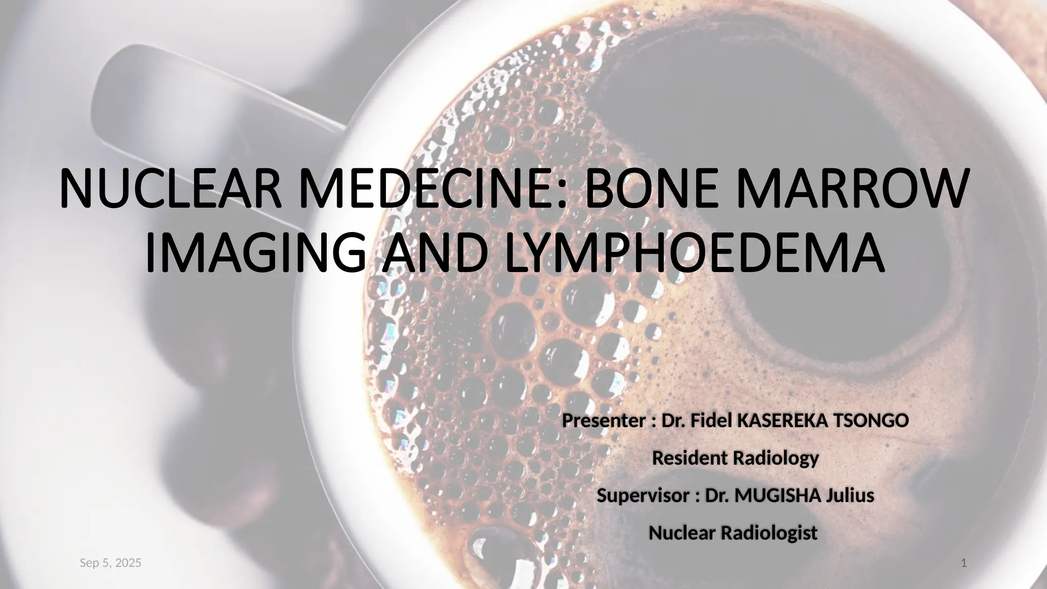 BONE MARROW IMAGING AND LYMPHOEDEMA.pptx