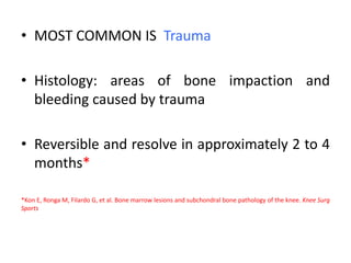 BONE MARROW LESIONS IN KNEE JOINT I DR.RAJAT JANGIR ORTHOPAEDIC DOCTOR ...