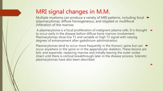 Bone marrow signal change | PPTX