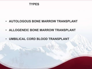 Bone marrow trans | PPT | Free Download