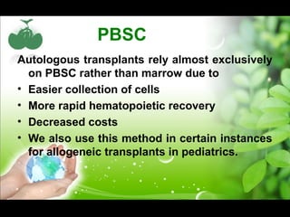 Bone marrow transplant | PPT