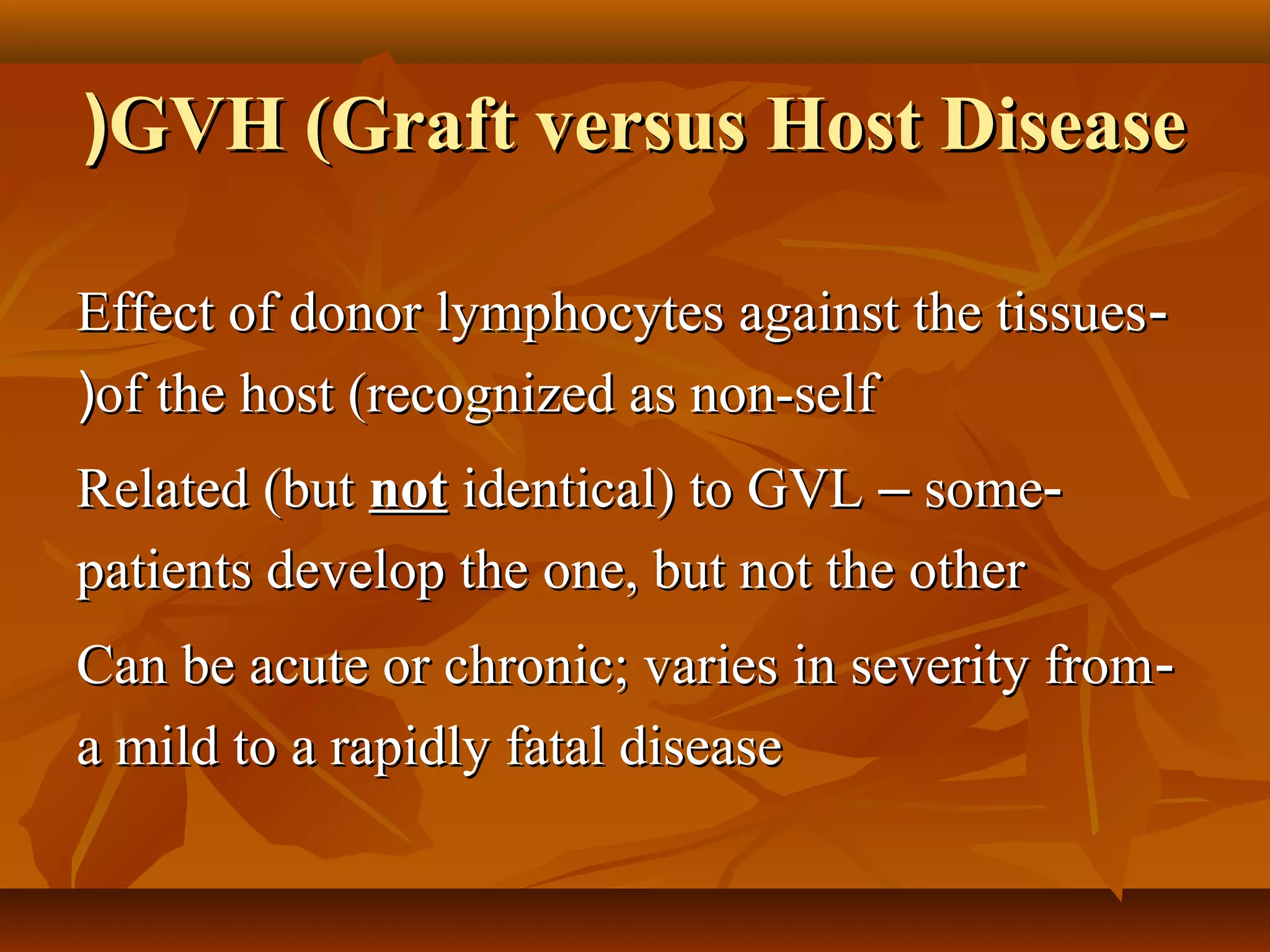 Bone marrow transplantation | PPT