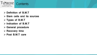 Bone marrow transplantation | PPTX