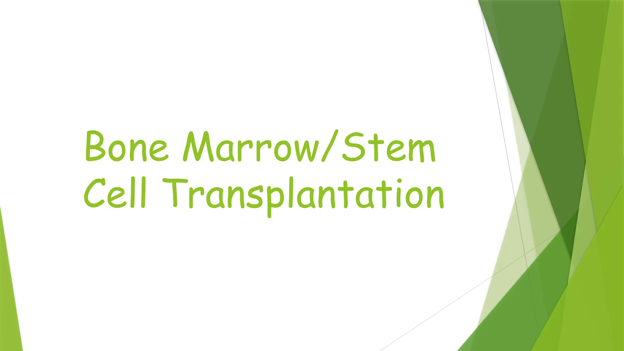 Bone Marrow Transplantation in pediatrics | PPTX