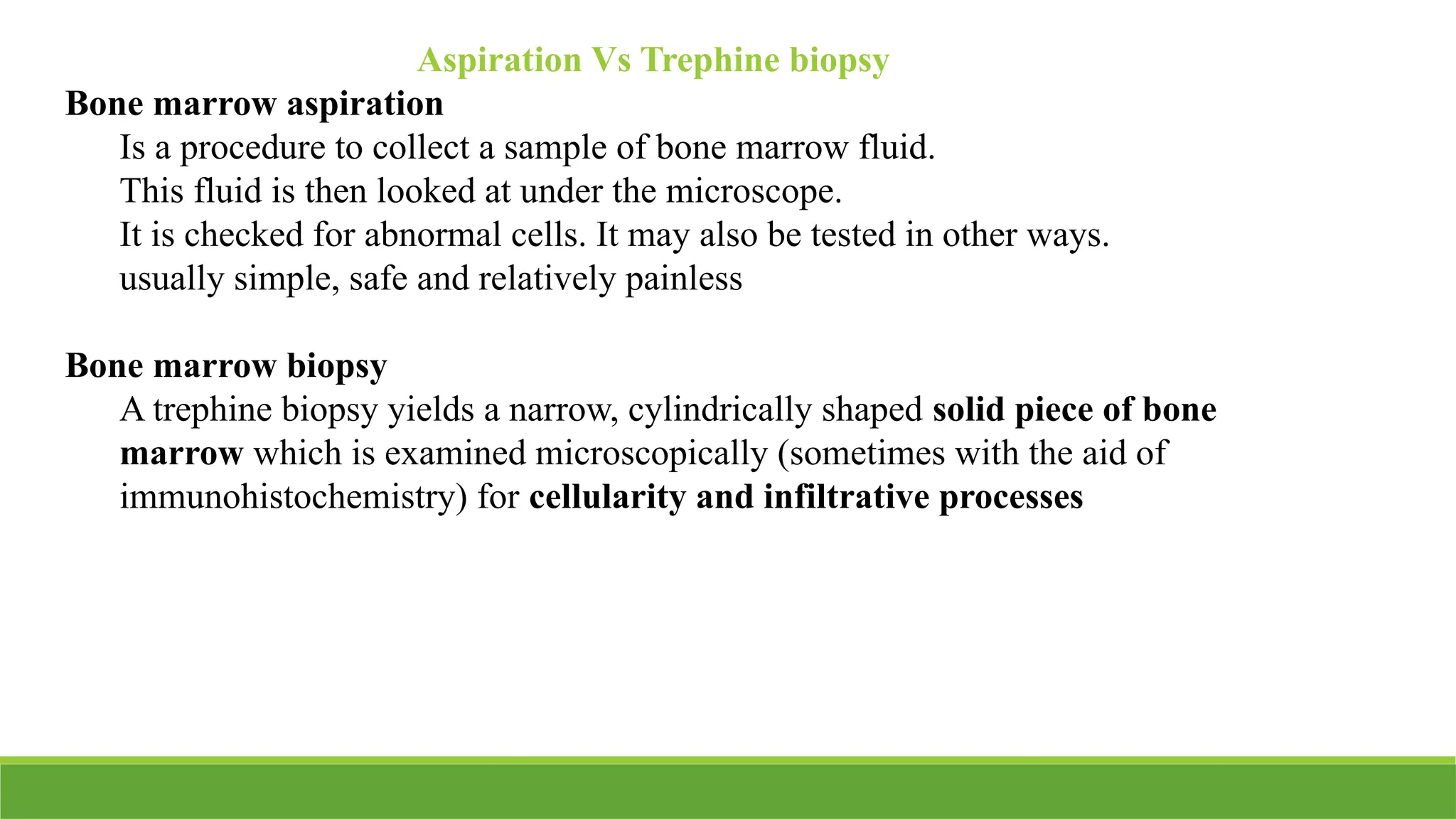BONE MARROW sample processing, staining . | PPTX