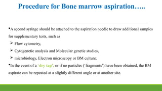 BONE MARROW sample processing, staining . | PPTX