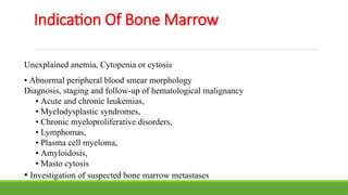 BONE MARROW sample processing, staining . | PPTX