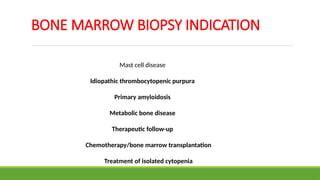 BONE MARROW sample processing, staining . | PPTX