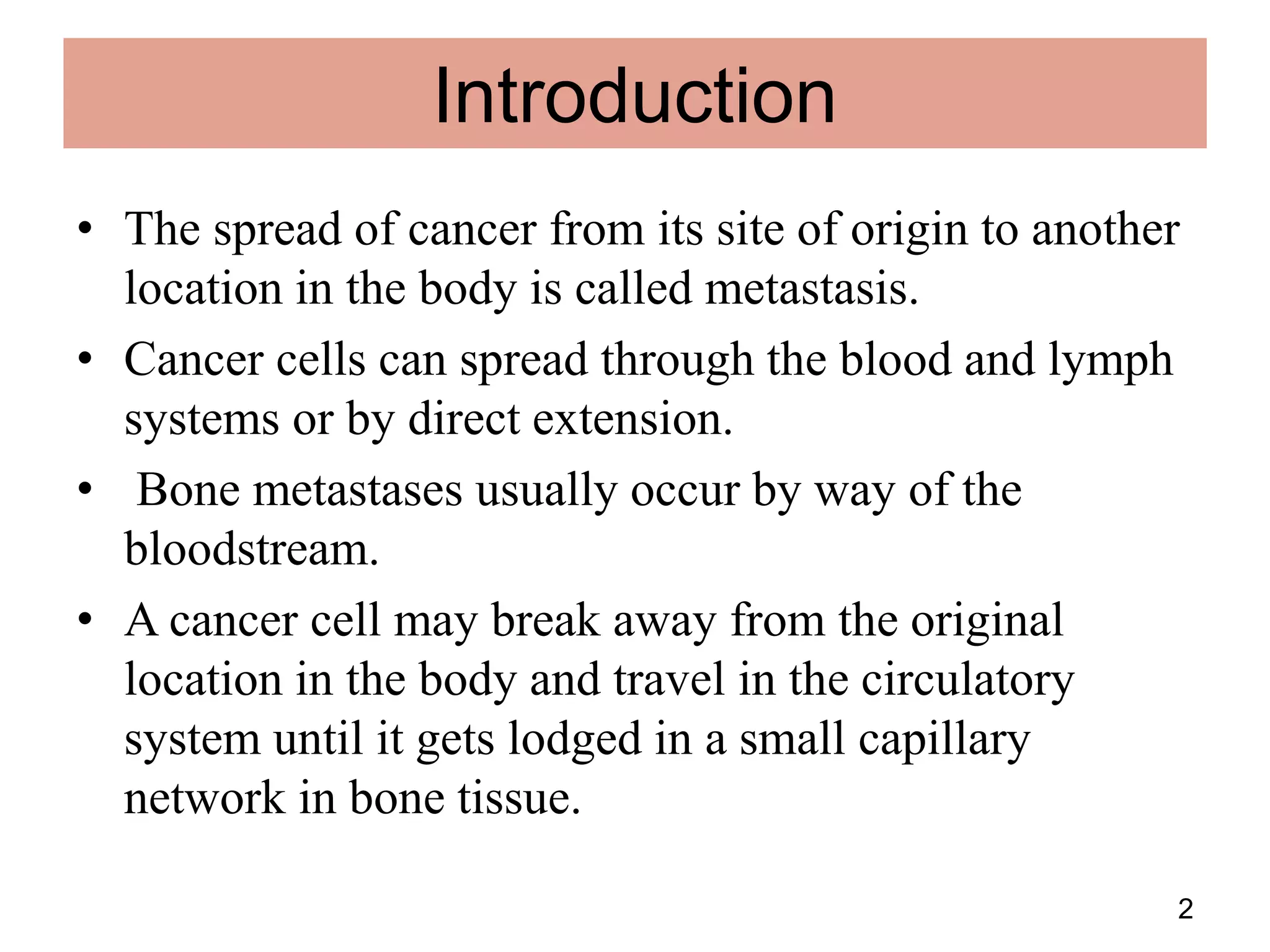 Bone metastasis | PPT