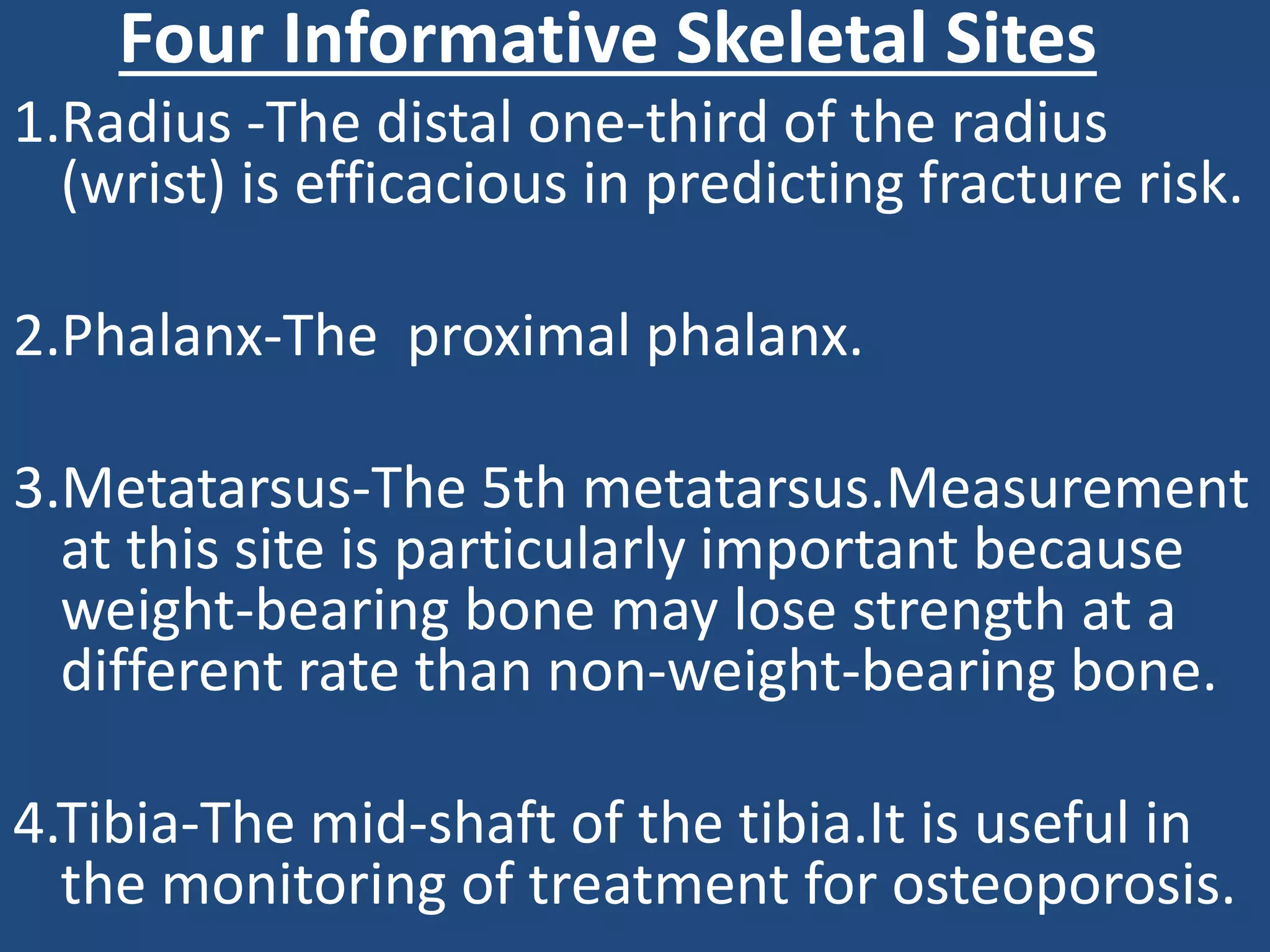Bone mineral density (bmd) test | PPTX