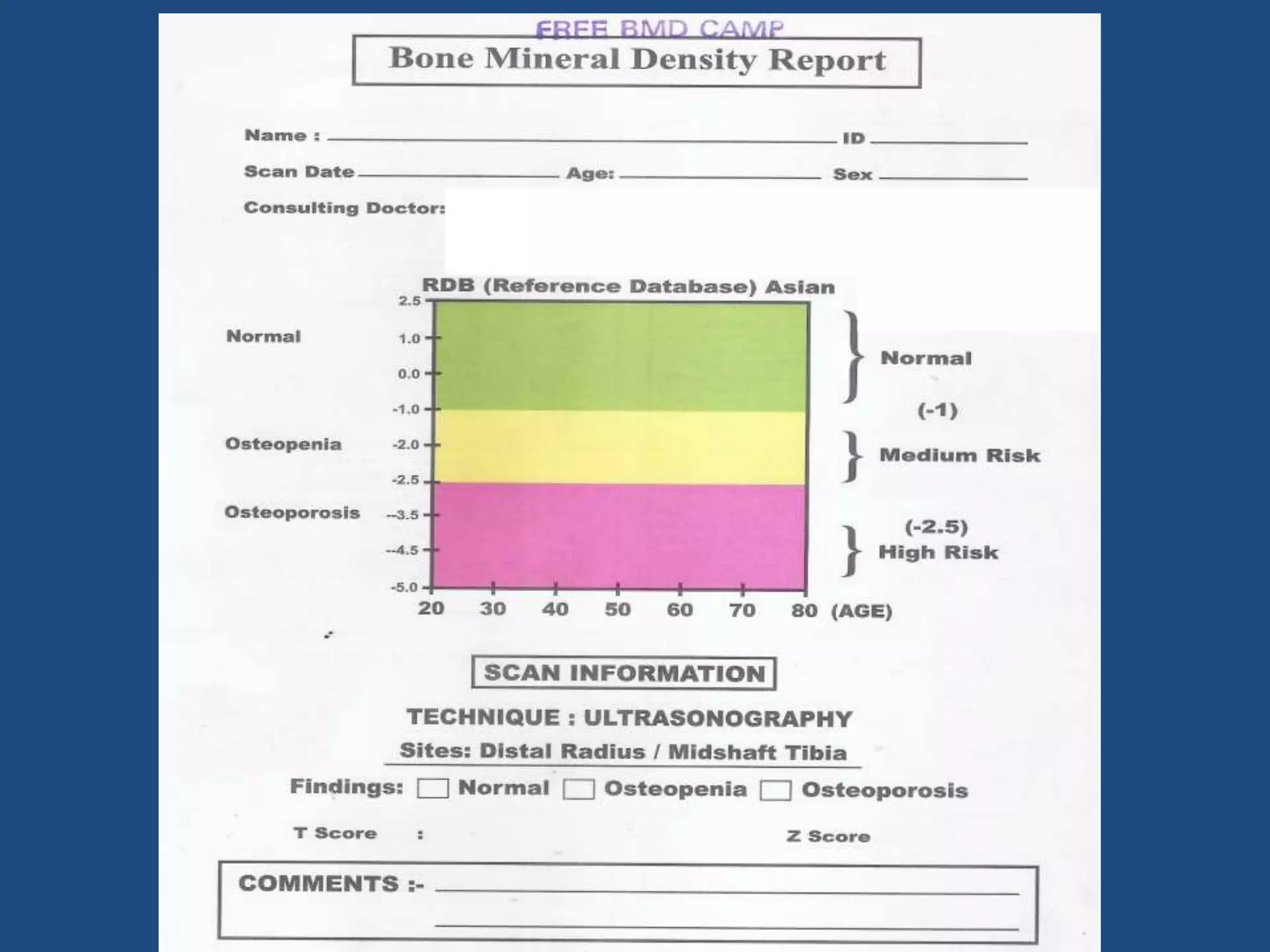 Bone mineral density (bmd) test | PPTX