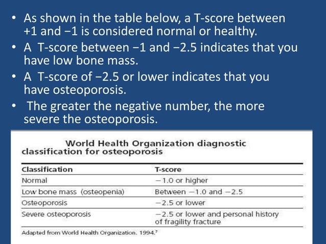 Bone mineral density (bmd) test | PPTX | Bone and Joint Conditions ...