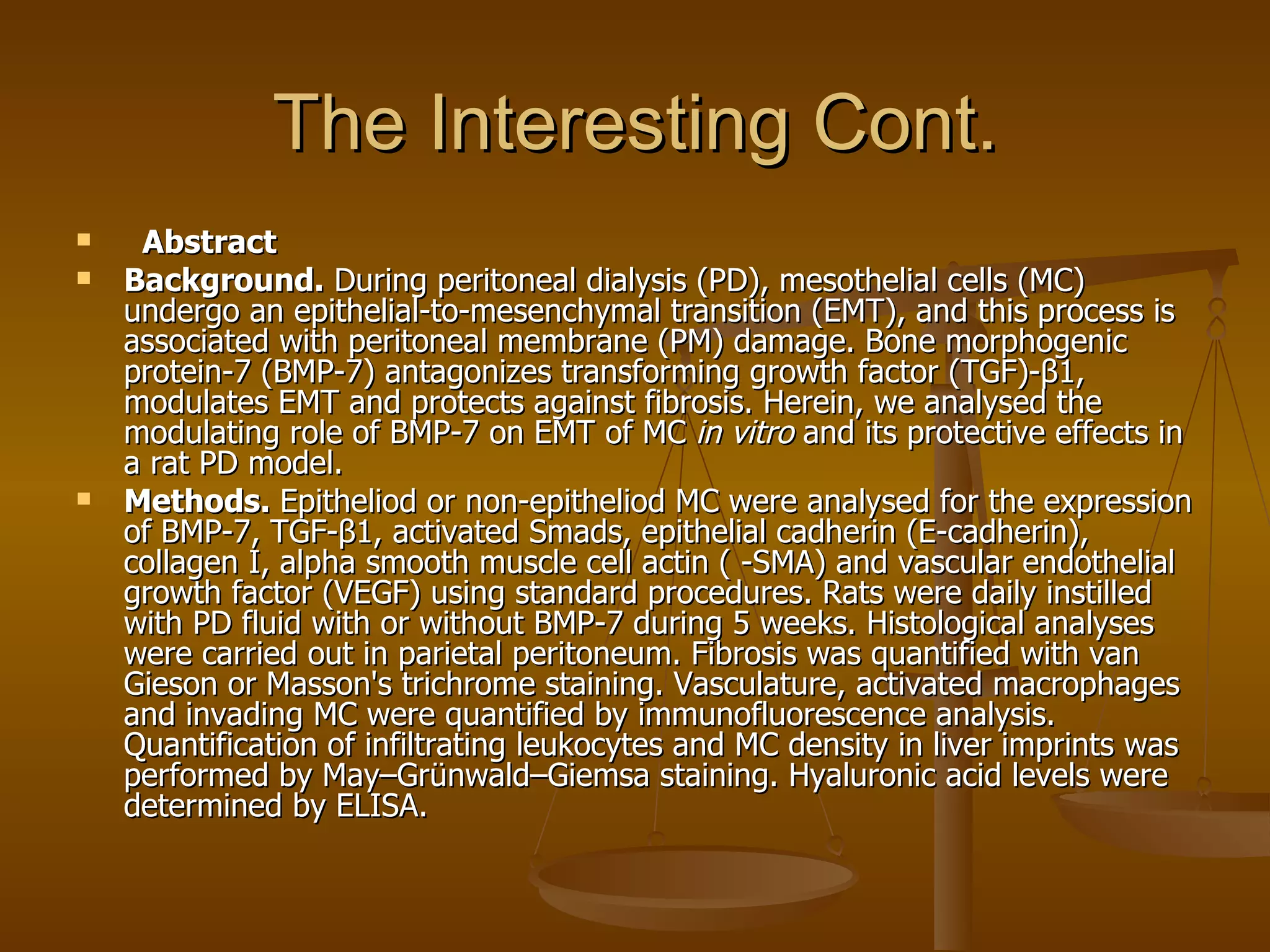 Bone Morphegenic Protein | PPT