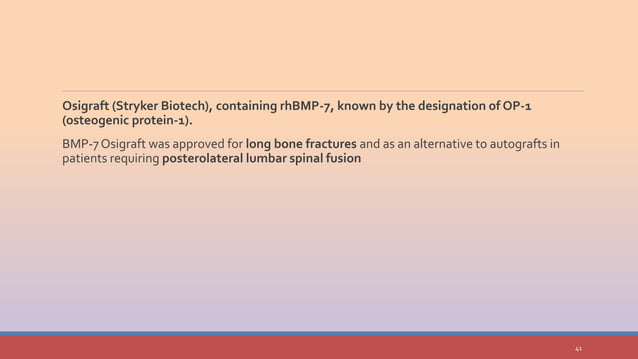 Bone morphogenetic proteins in periodontal regeneration | PPTX